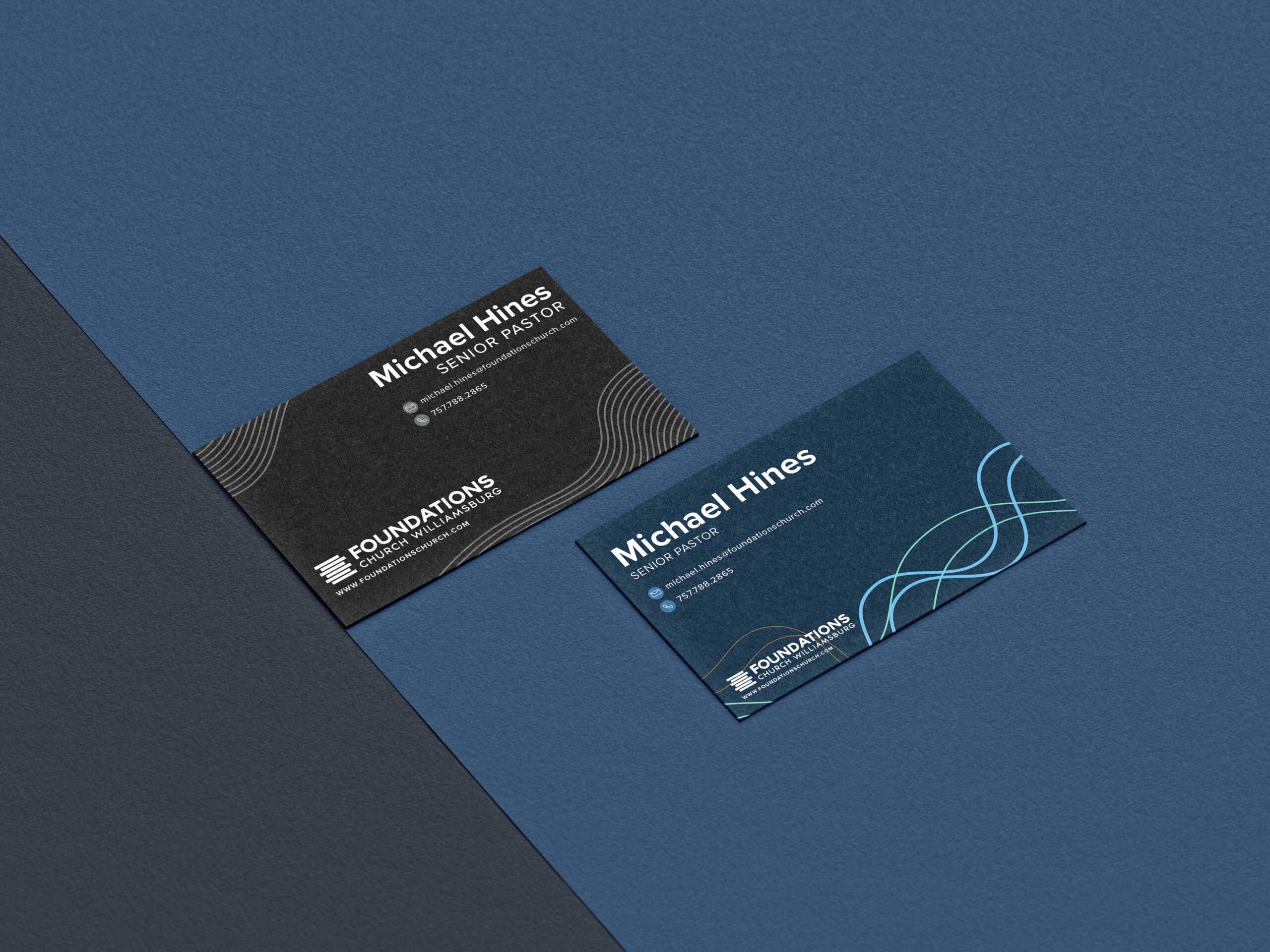 Foundations Church Business Cards - HansenMedia